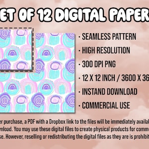 Mermaid Digital Paper: Sea Seamless Patterns (digital Download) - Etsy