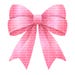 Pink Coquette Bow Clipart Ribbon Paper Craft PNG Digital Download - Etsy