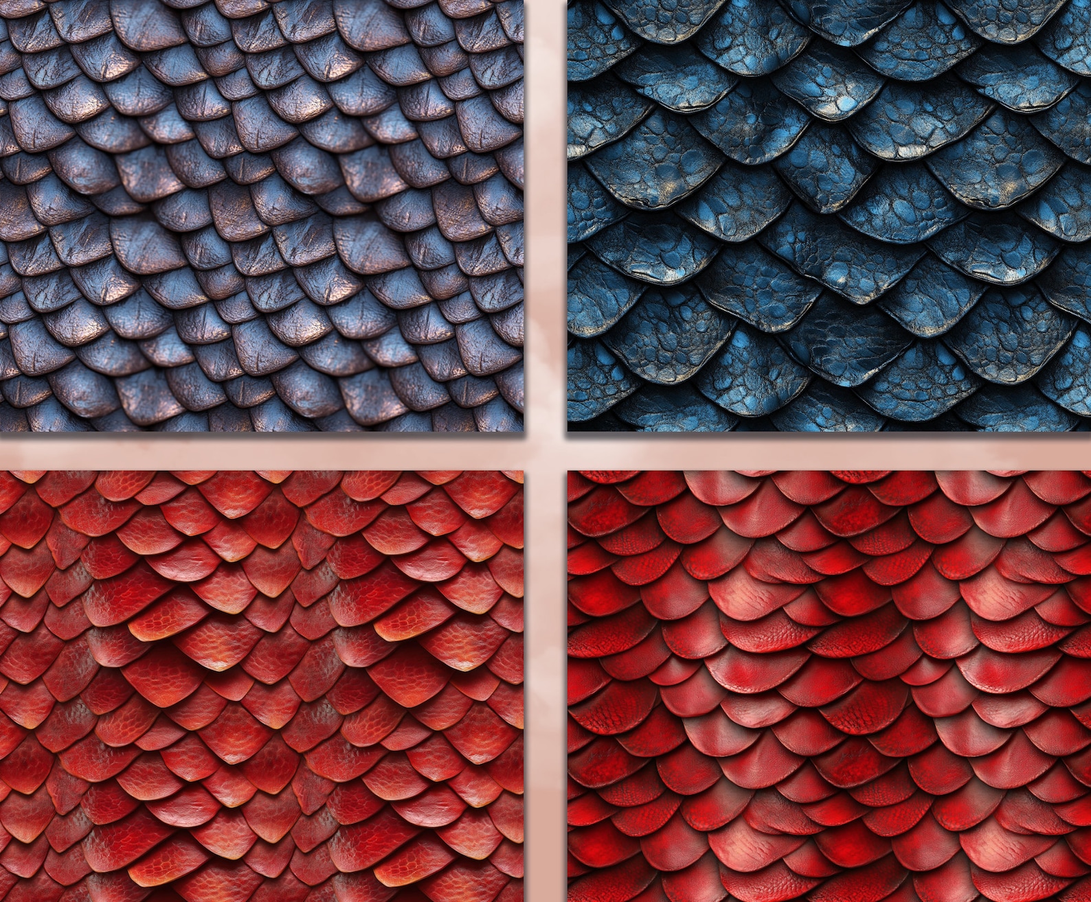 Dragon Scale Digital Paper Dragon Hide Seamless Pattern Rugged Dragon ...