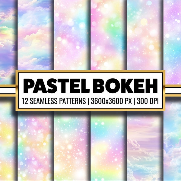 Bokeh Pastel - Etsy
