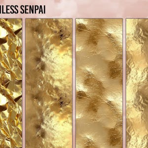 Gold Foil Digital Paper Gold Seamless Pattern Gold Texture Printable ...