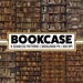 Bookcase Digital Paper Pack Library Background Bookshelf Seamless ...