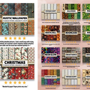 Christmas Lights Digital Paper: Seamless Xmas Light Patterns (digital ...