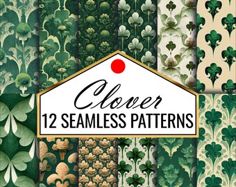 St. Patrick's Day Digital Paper, Background, Scrapbook Papers, Stripes ...