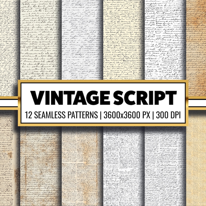 Script Fabric - Etsy