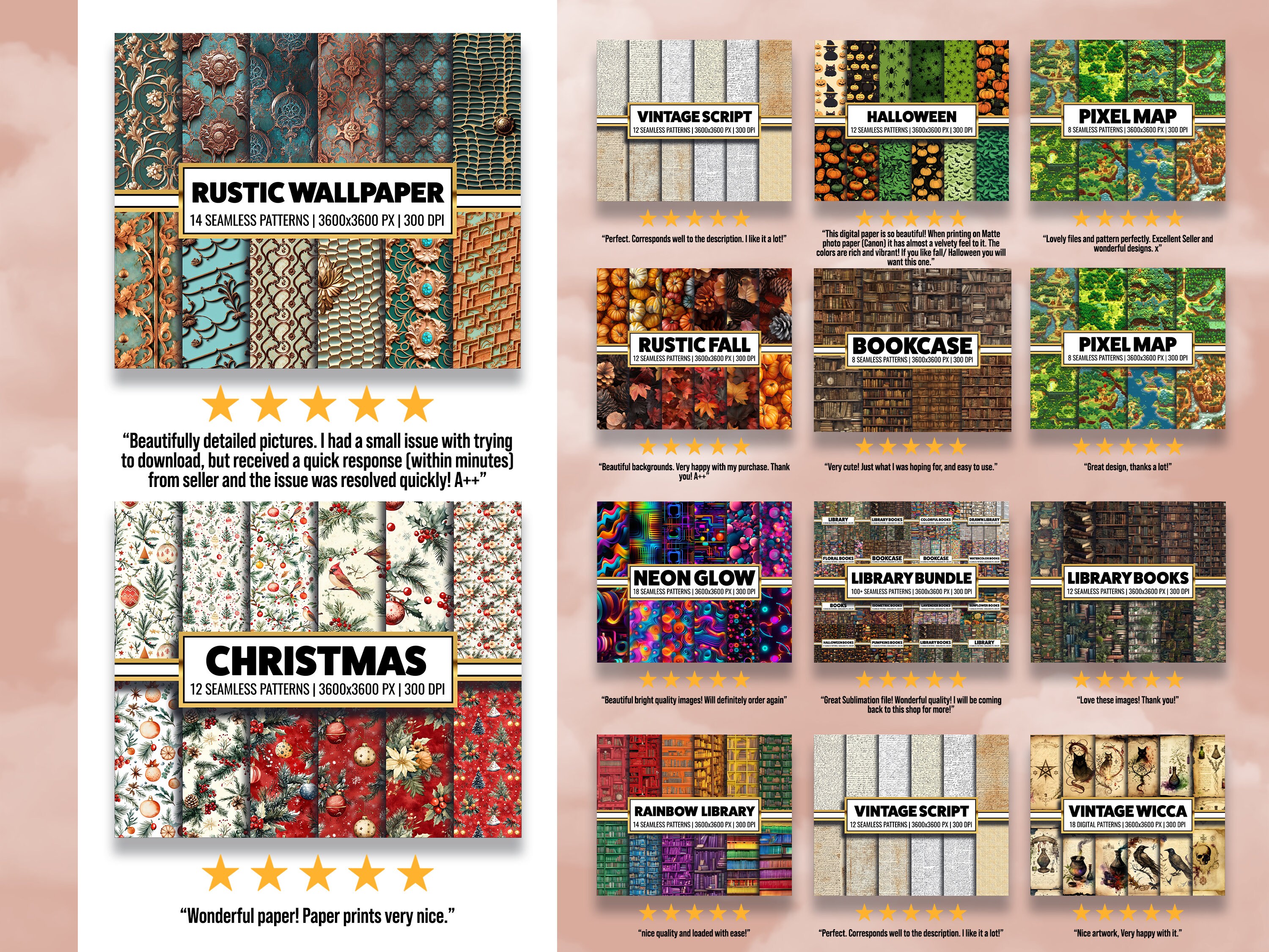 Vintage Handwriting Digital Paper Script Writing Seamless Pattern Old ...