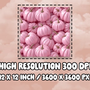 Printable Pink Halloween Digital Paper Cute Halloween Seamless Pattern ...