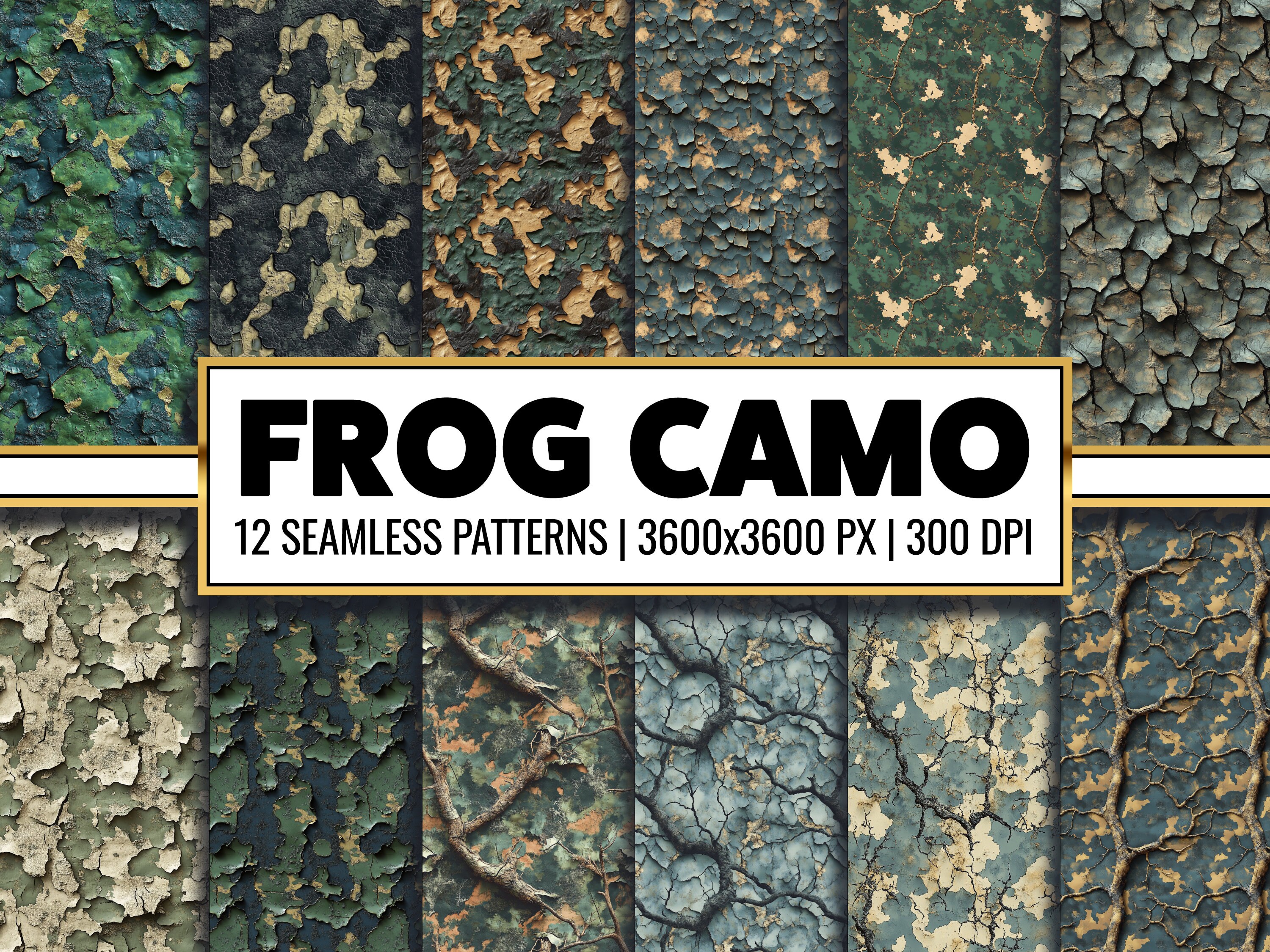 Camo Printable Paper PNG Army Seamless Pattern Camouflage Digital Paper ...
