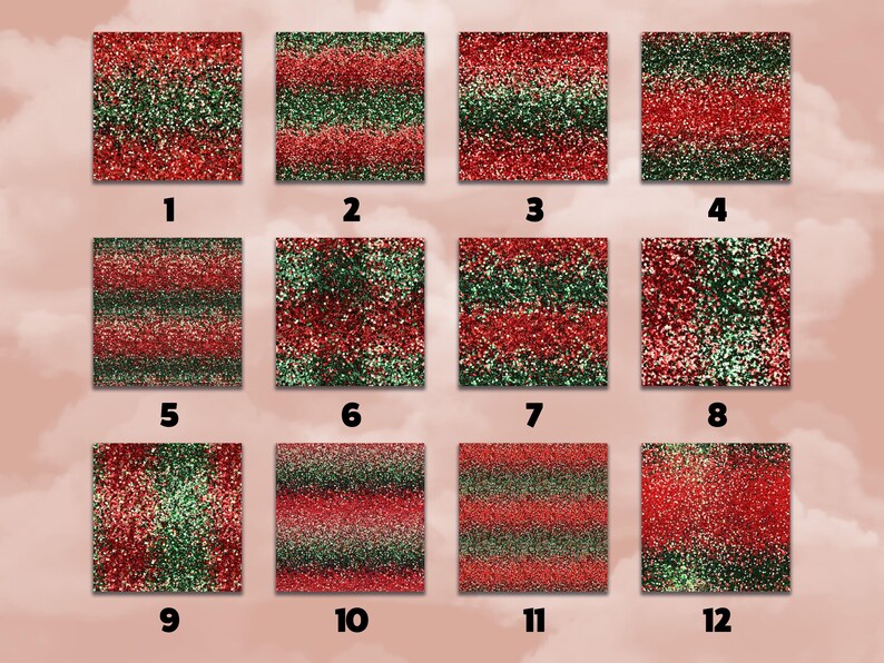 Xmas Glitter Digital Paper: Sparkling Seamless Patterns (digital ...