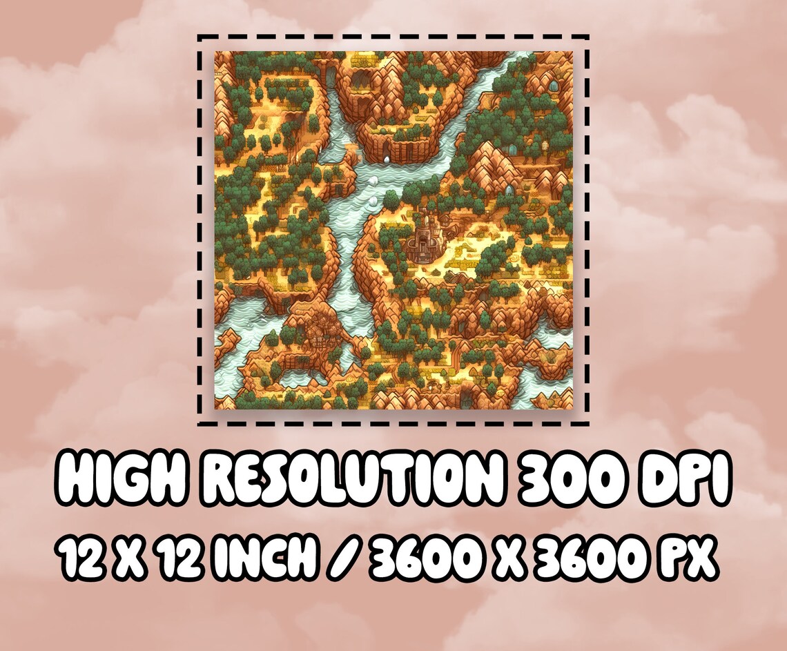 Pixel Map Digital Paper Pack Video Game Seamless Pattern Pixel Art ...