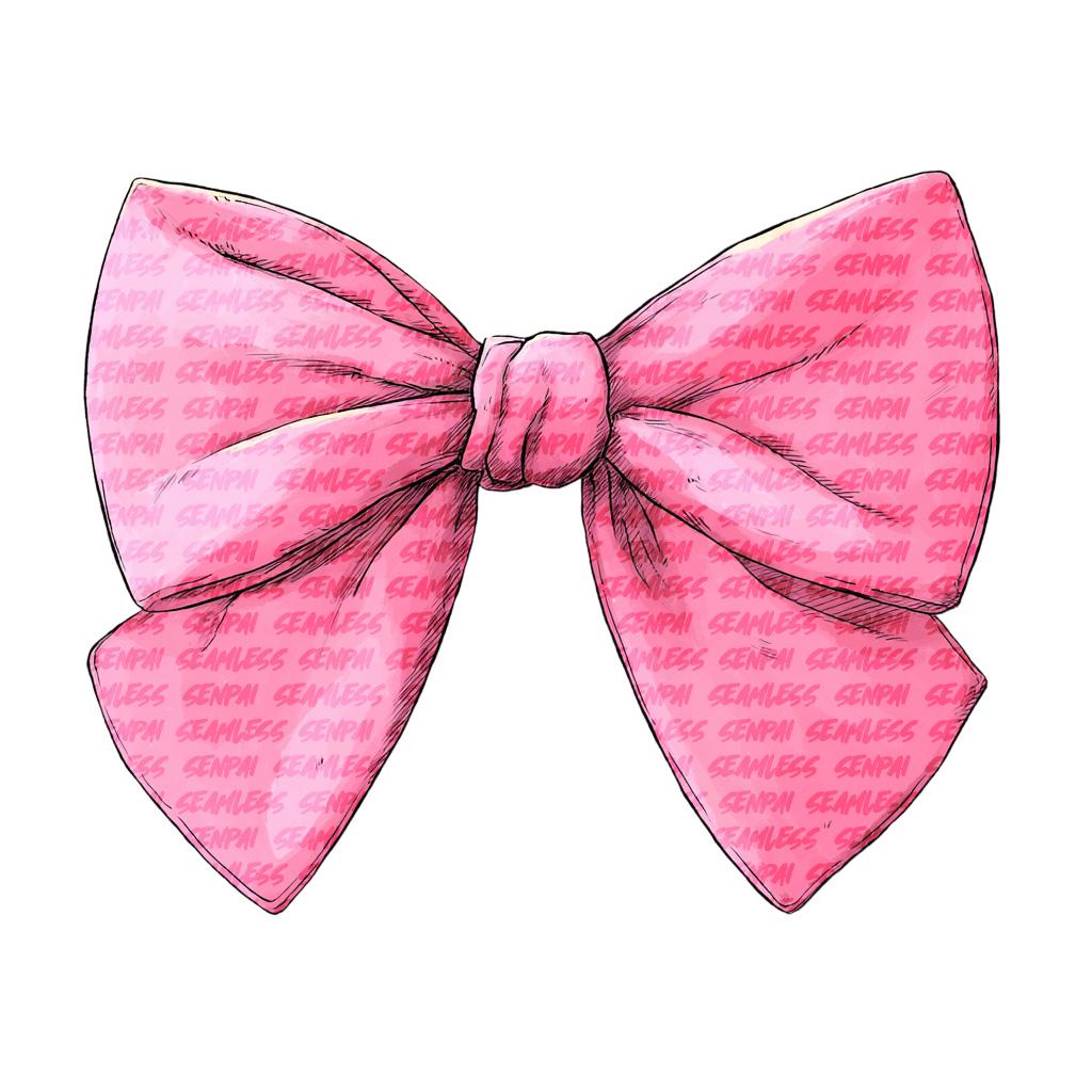 Pink Coquette Bow Clipart Ribbon Paper Craft PNG Digital Download - Etsy