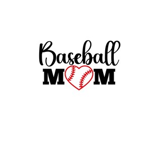 Baseball Mom SVG - Etsy