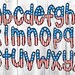 Patriotic Doodle Alphabet PNG - Etsy