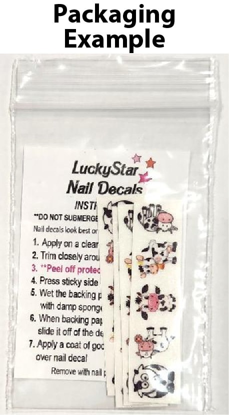 Nail Decals Nail Tattoos Set of 20 - Cheerleading Cheer Silhouette ...