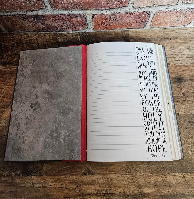 Handmade Prayer Journal, Bible Study Notebook, Gratitude Journal - Etsy