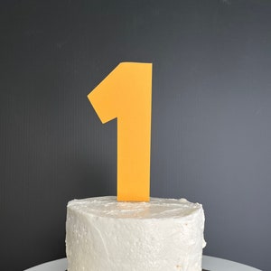 Number Cake Topper, Birthday Cake Topper, Custom Age, Custom Color ...