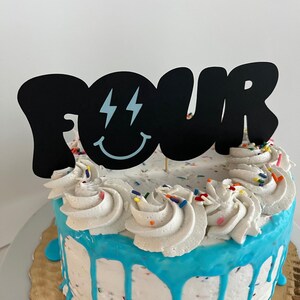 Need FOUR Speed Topper, Fourth Birthday Party, Cool Dude Birthday, Boys ...