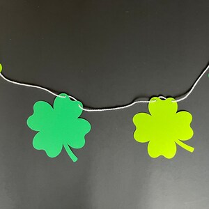 St Patricks Day Four Leaf Clover Party Garland, Lucky Banner, Party ...
