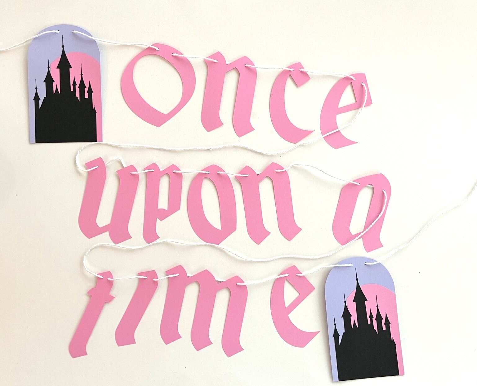 Once Upon A Time Banner, Princess Banner, Disney Banner, Disney ...