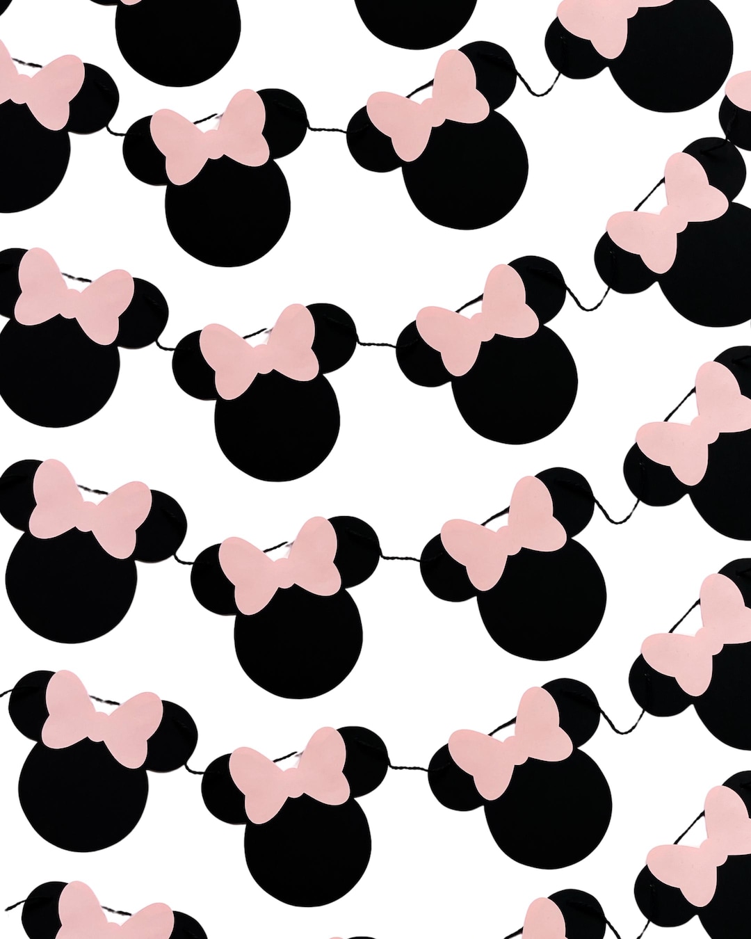 Minnie Mouse Banner, Minnie Mouse Birthday, Disney Birthday Banner ...