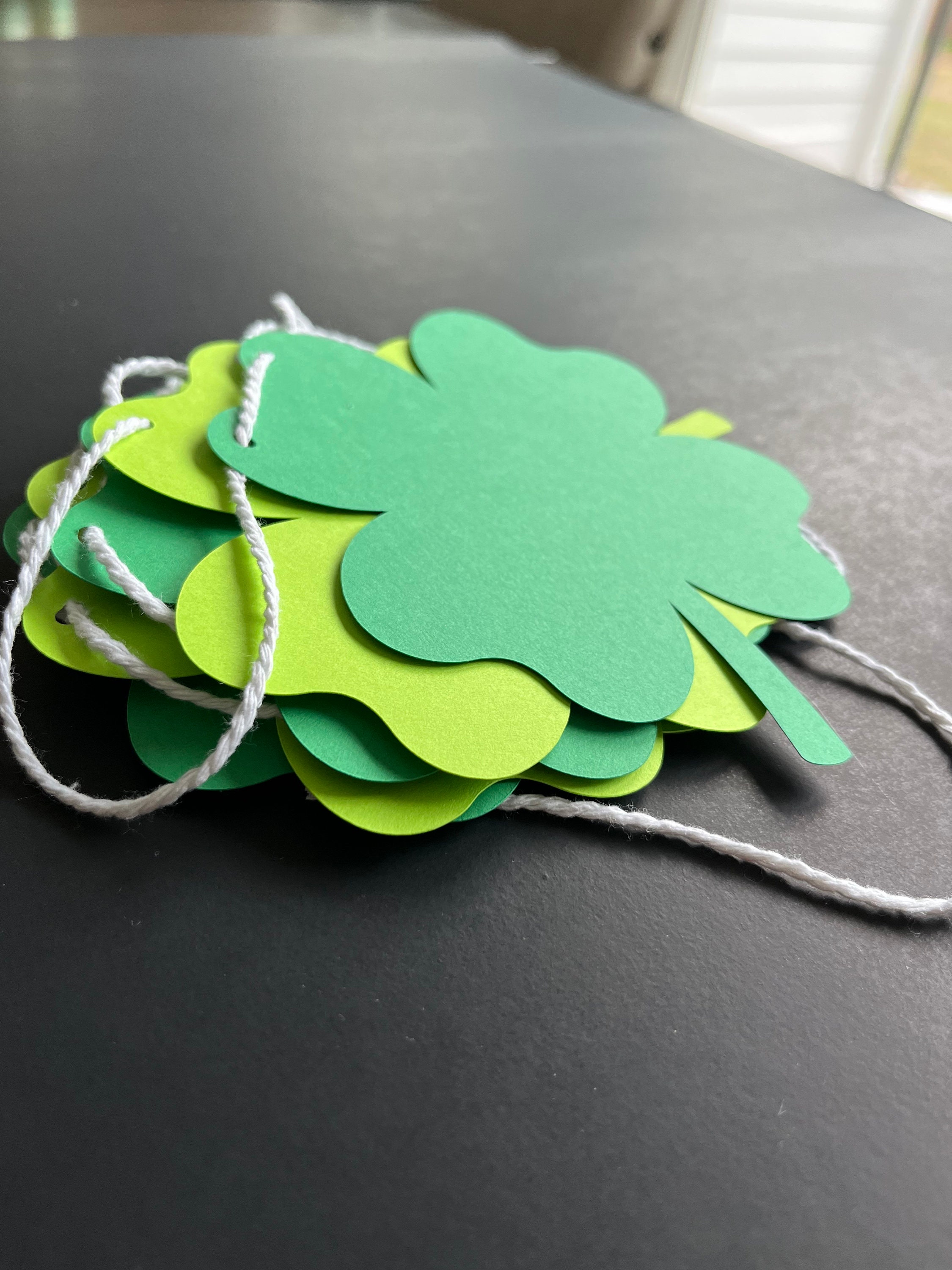 St Patricks Day Four Leaf Clover Party Garland, Lucky Banner, Party ...