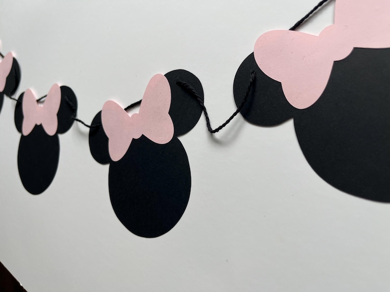 Minnie Mouse Banner, Minnie Mouse Birthday, Disney Birthday Banner ...