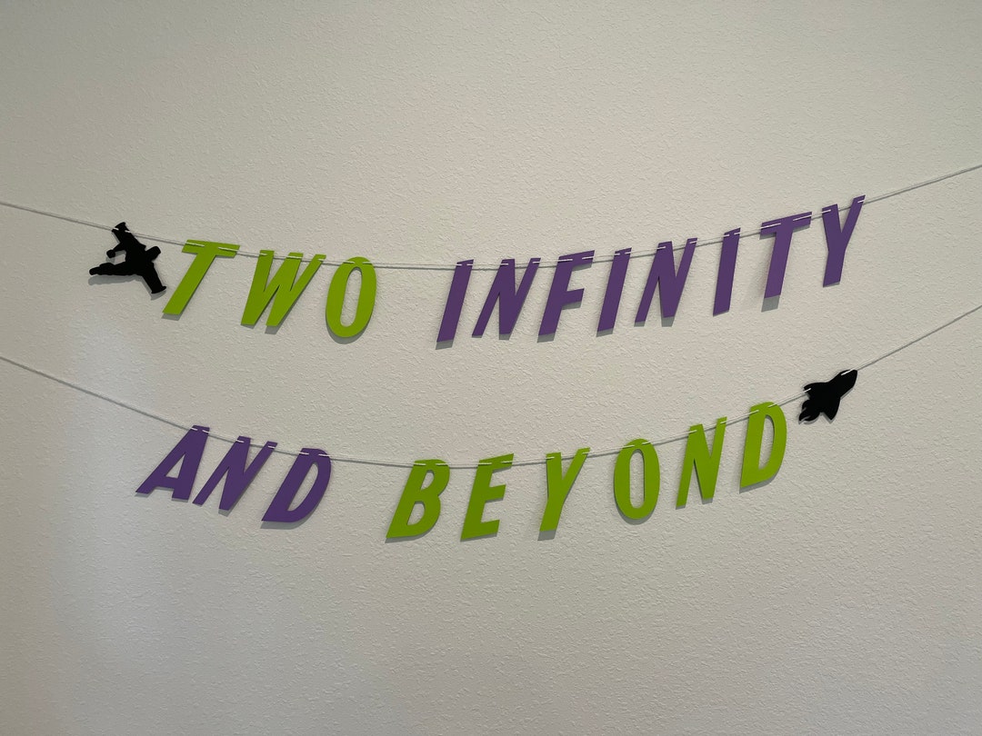 Toy Story Banner, Buzz Lightyear Banner, Disney Banner, Two Infinity ...