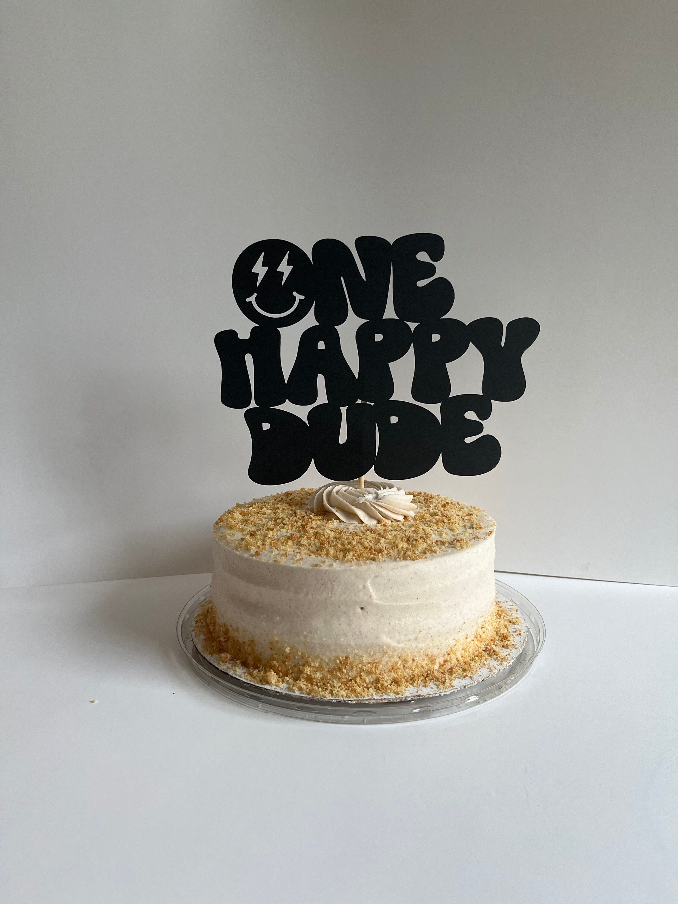 One Happy Dude Cake Topper, One Happy Dude Decor, One Happy Dude ...