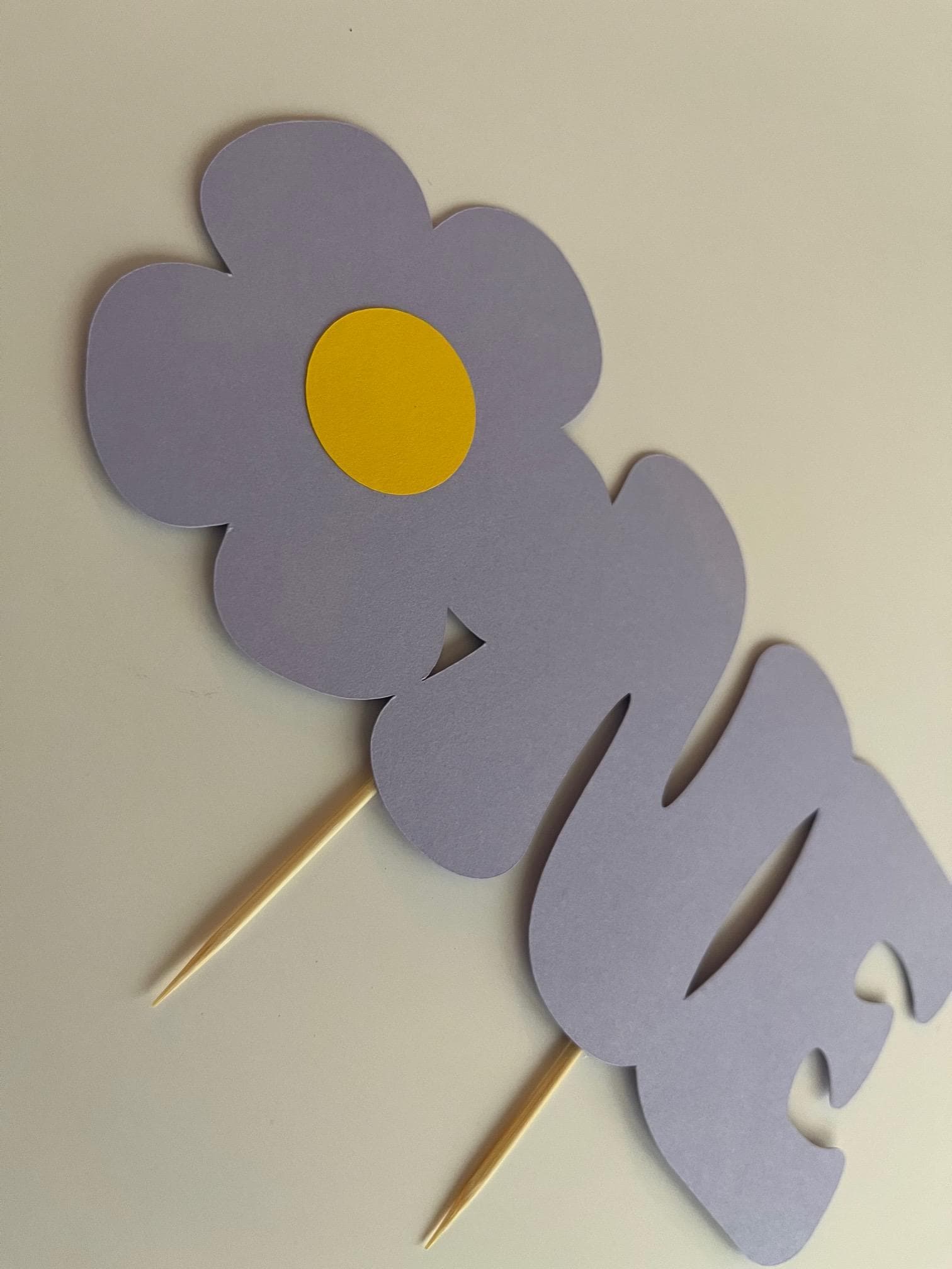 One Groovy Babe Cake Topper, First Birthday Cake Topper, Flower Cake ...