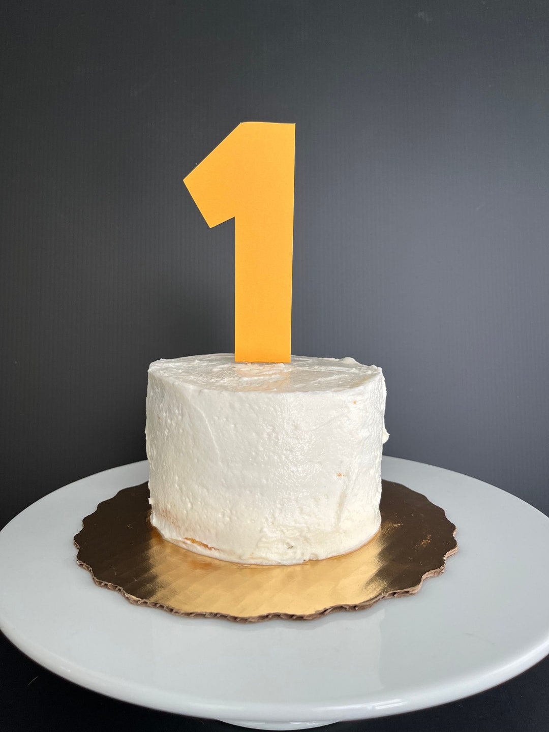 Number Cake Topper, Birthday Cake Topper, Custom Age, Custom Color ...