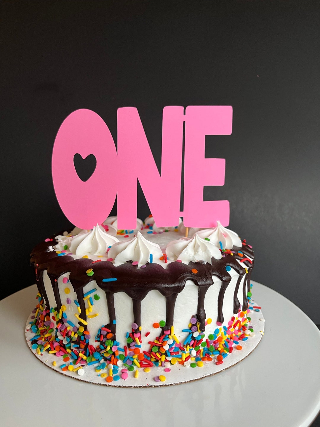 Custom Number Cake Topper, Heart Number Cake Topper, Custom Age, Custom ...