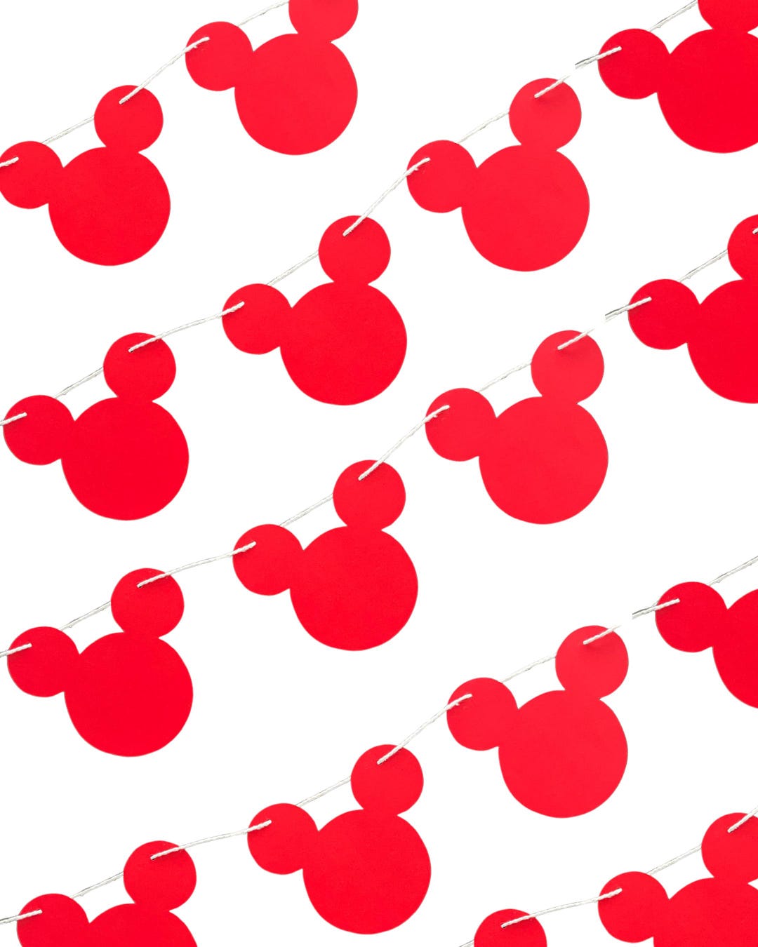 Mickey Mouse Banner, Modern Mickey Mouse Decor, Disney Birthday Banner ...