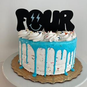 Need FOUR Speed Topper, Fourth Birthday Party, Cool Dude Birthday, Boys ...