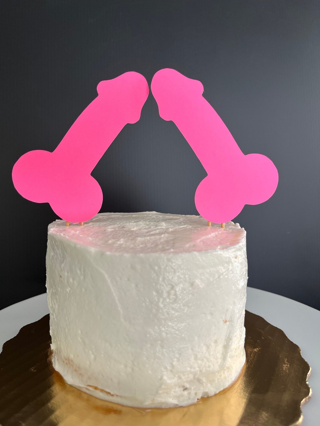 Penis Cake Topper, Bachelorette Party Decor, Party Decor, Penis Decor, Bachelorette Decorations ...