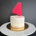 Number Cake Topper, Birthday Cake Topper, Custom Age, Custom Color ...