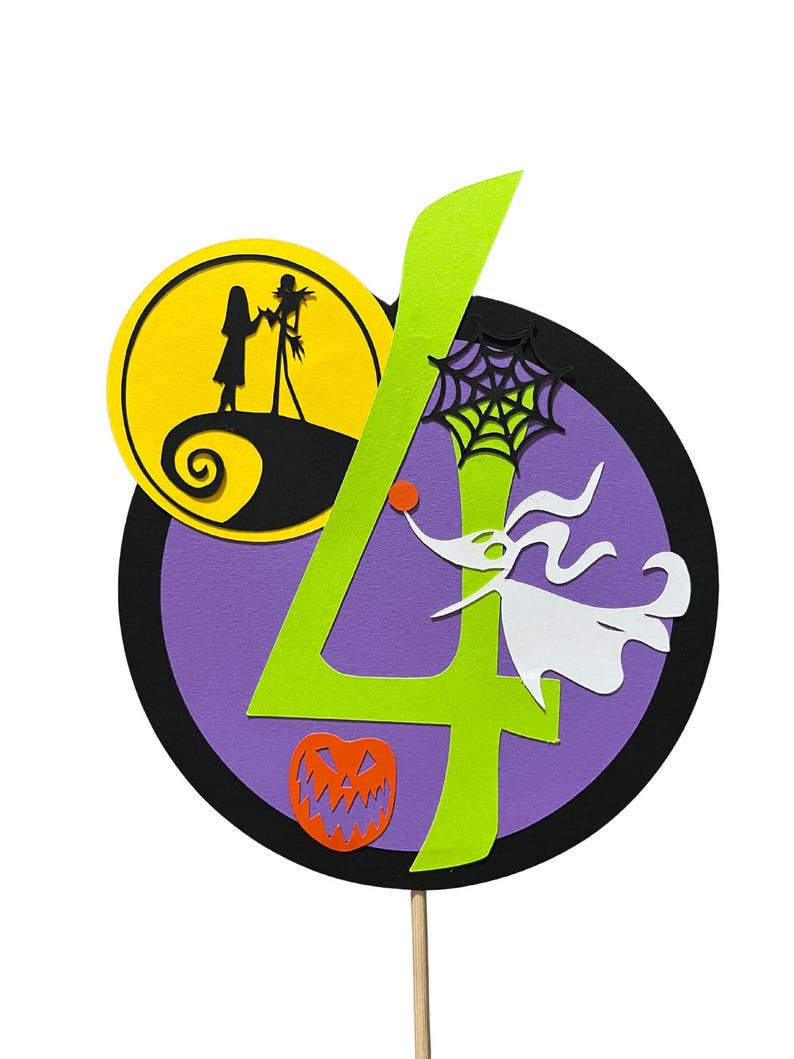 Nightmare Before Christmas Cake Topper, Disney Cake Topper, Jack ...