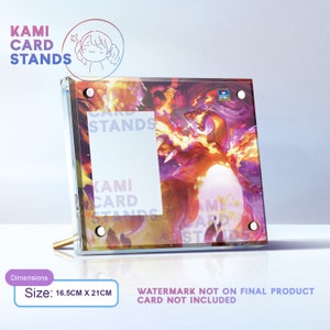Charizard Gigantamax Pokemon Card Display Stand large - Etsy