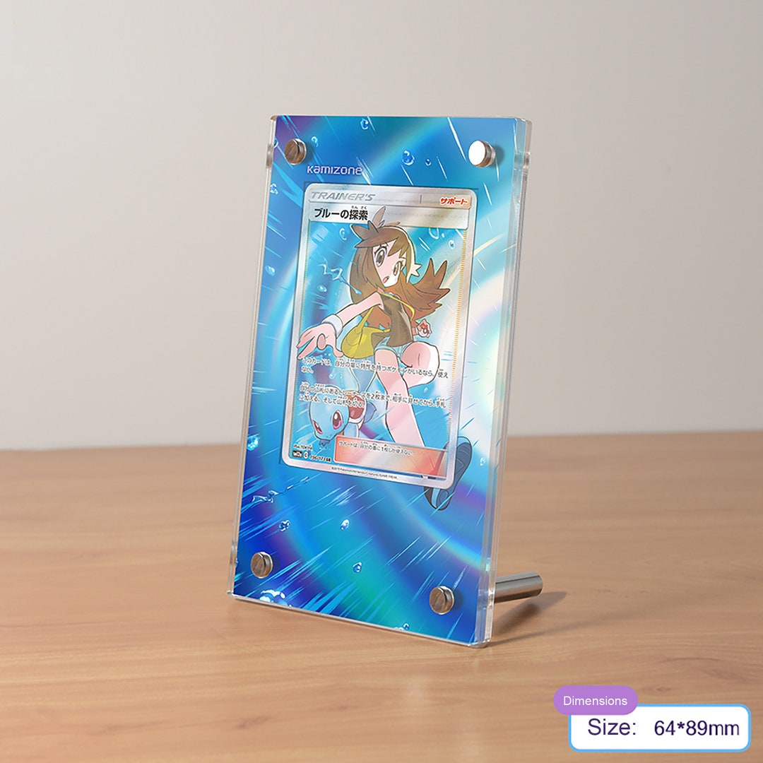 Pokemon TCG Card Display Stand Green's Exploration - Etsy