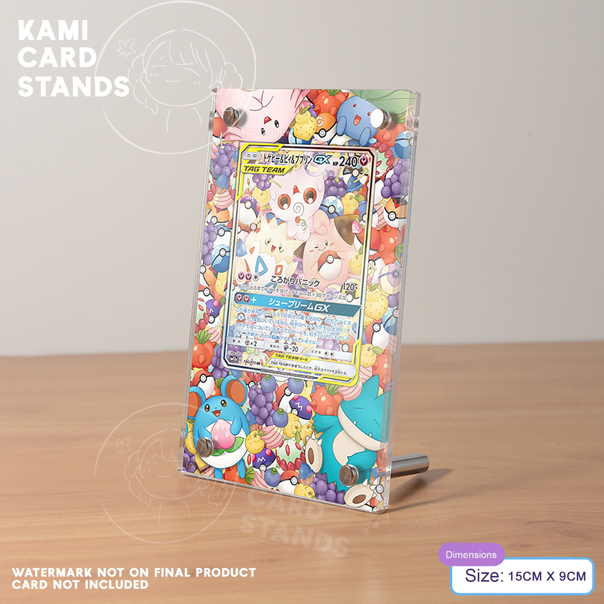 Togepi Cleffa & Igglybuff GX Full Art Extended Art Pokemon - Etsy