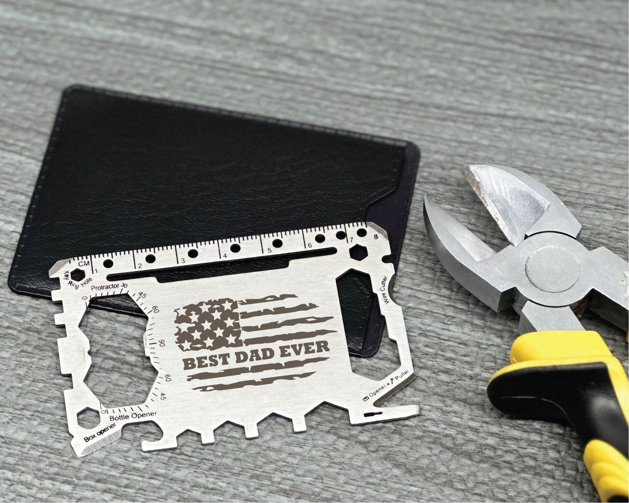 Personalized Metal Wallet Insert Card With Any Text/quote - Laser ...