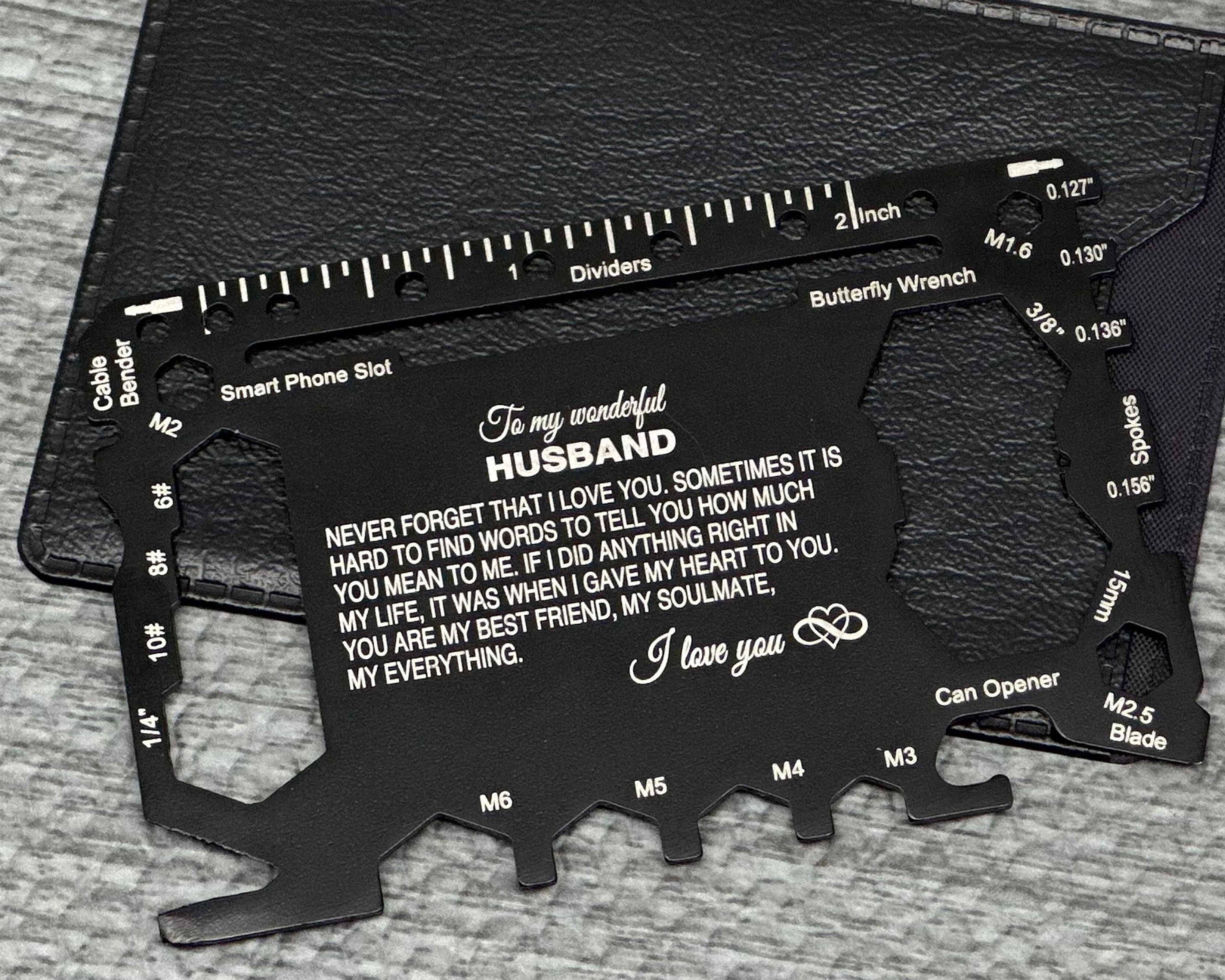 Anniversary Wallet Insert for Men Novelty Wallet Card Gift I - Etsy