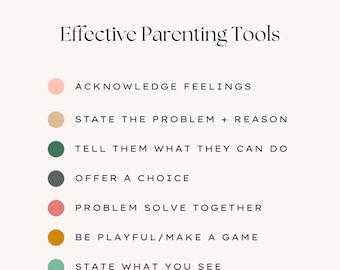 Effective Parenting Phrases Bold - Etsy