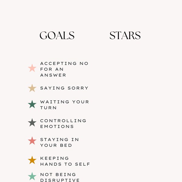 Adhd Reward Chart - Etsy