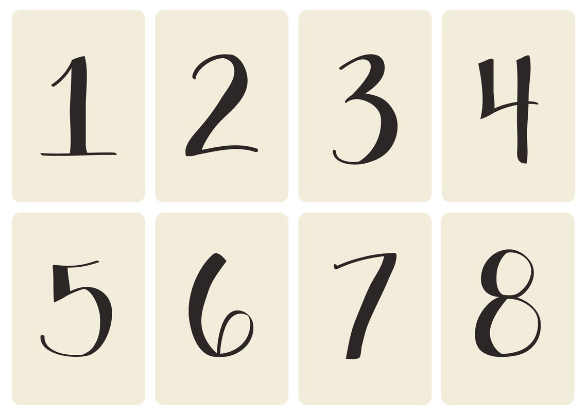 Printable Basic Math Flashcards - Etsy