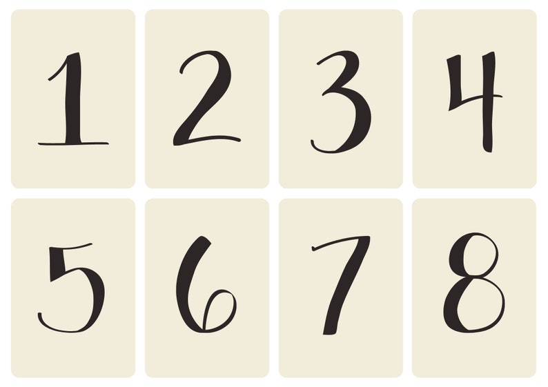 Printable Basic Math Flashcards - Etsy