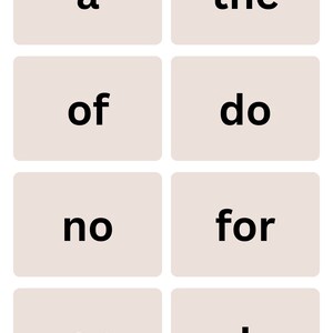 162 Sight Word Flashcards - Etsy