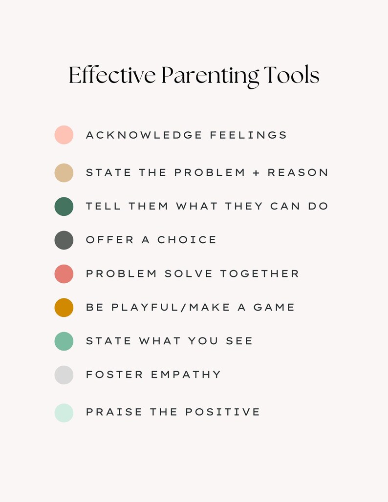 Effective Parenting Tools - Bold - Etsy
