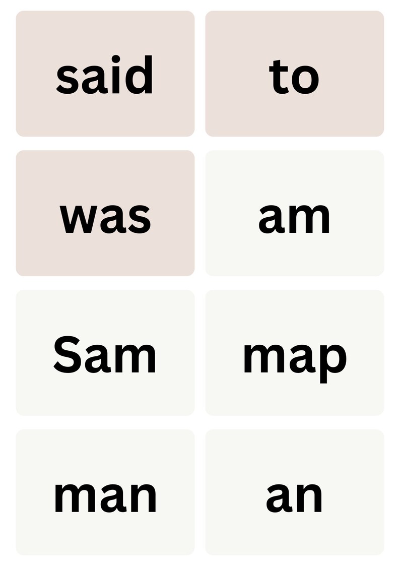 162 Sight Word Flashcards - Etsy