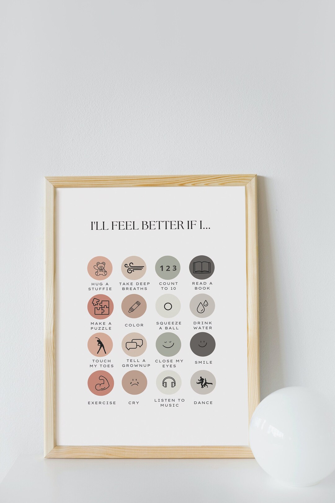 Toddler Coping Skills - Earth - Etsy