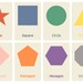 Printable Shapes Flashcards - Etsy